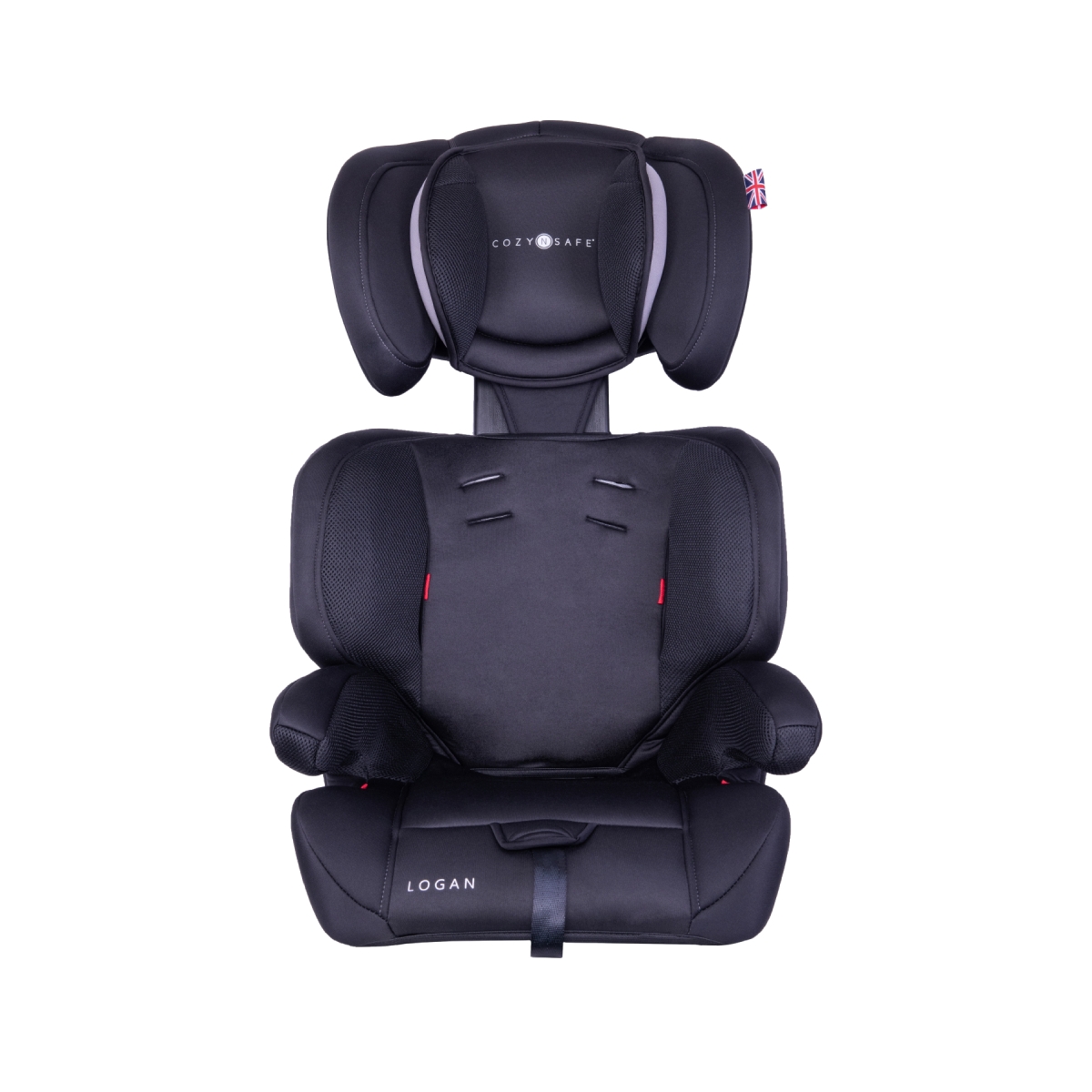 Cozy N Safe Logan Group 1/2/3 Car Seat-Black/Grey
