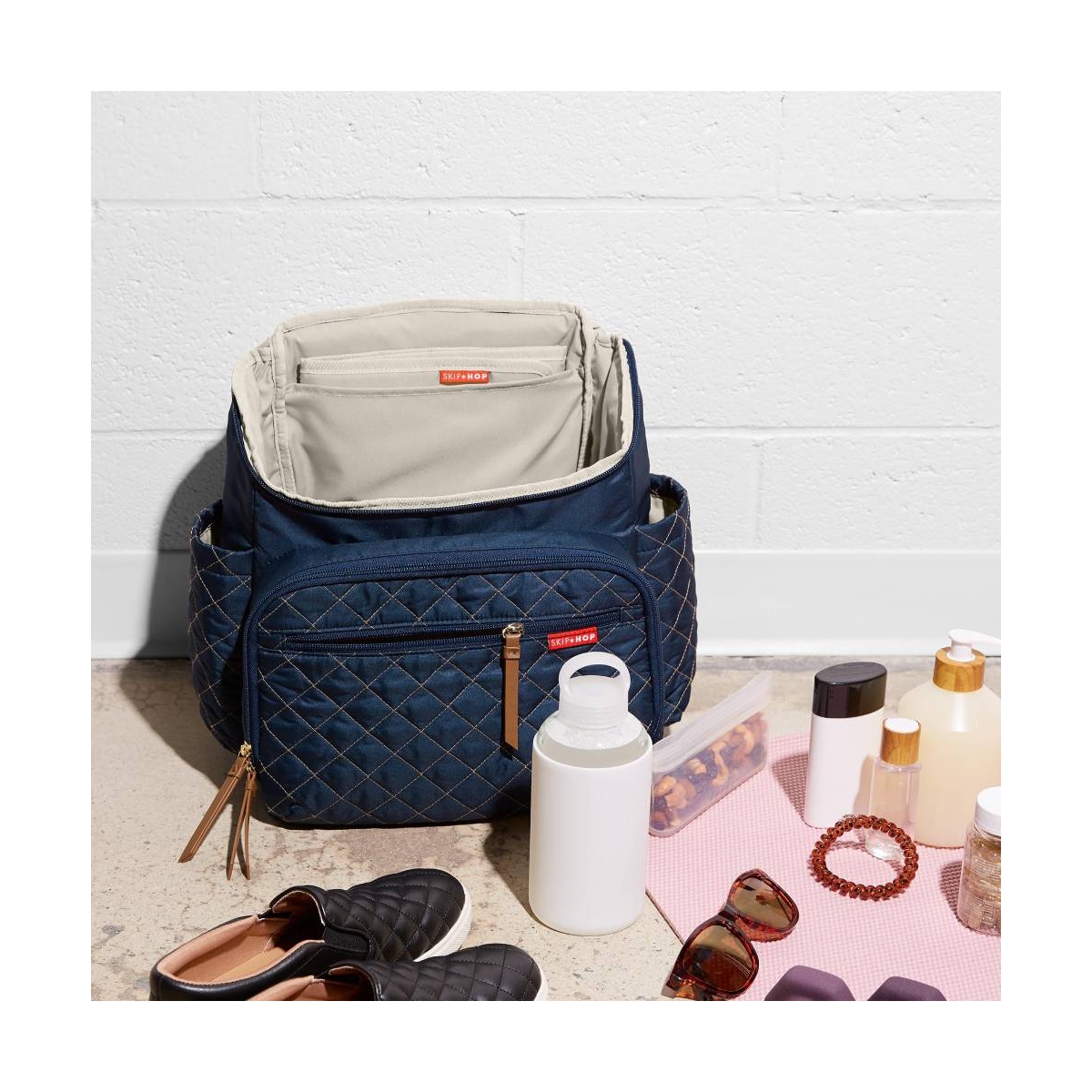 Skip Hop Forma Changing Backpack-Navy