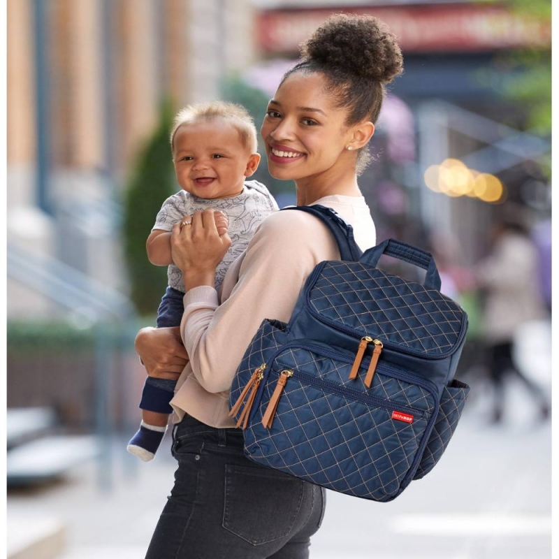 Skip Hop Forma Changing Backpack-Navy