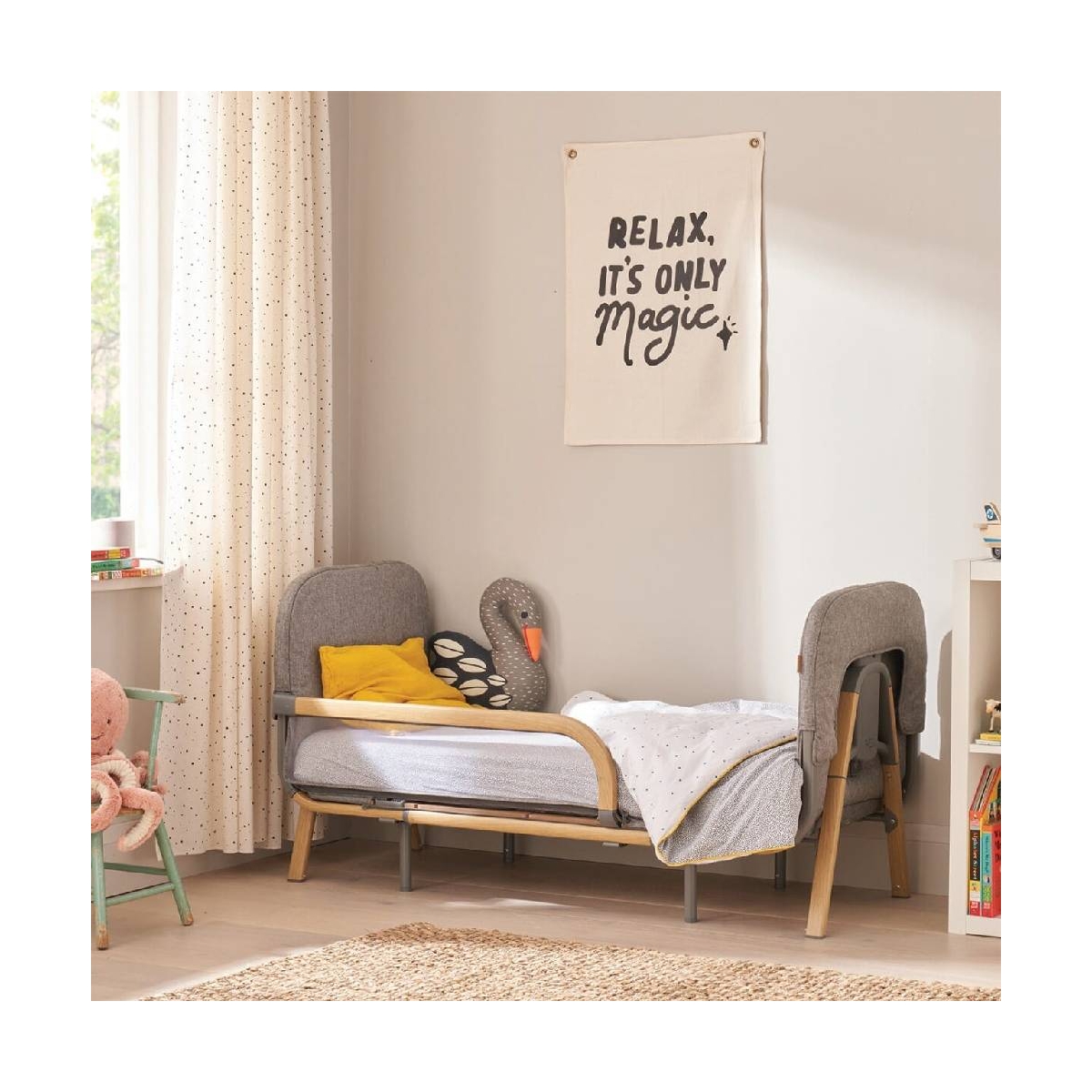 Tutti Bambini CoZee XL - Complete Birth to 4+ Years Package - Oak/Charcoal