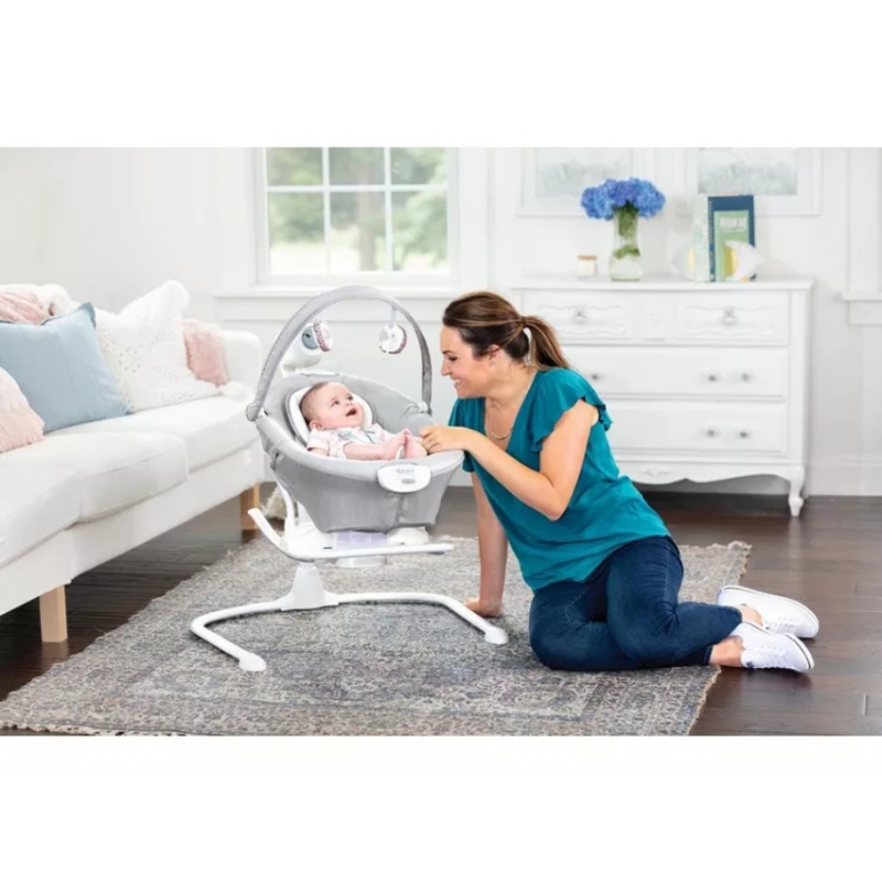 Graco Duet Sway Swing With Rocker - Bear Tales (Bounty M)